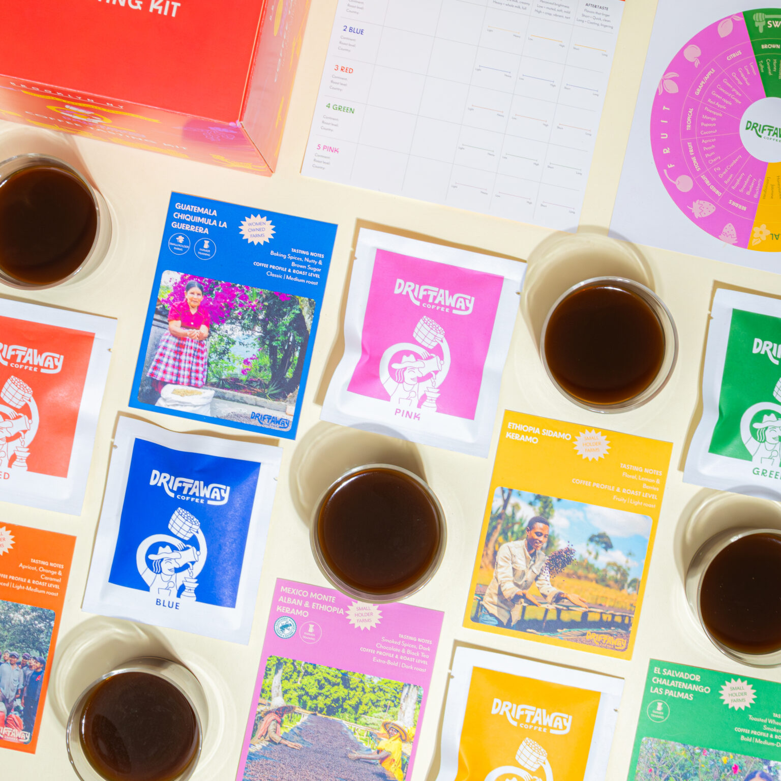 Coffee Tasting Kit | Driftaway Coffee